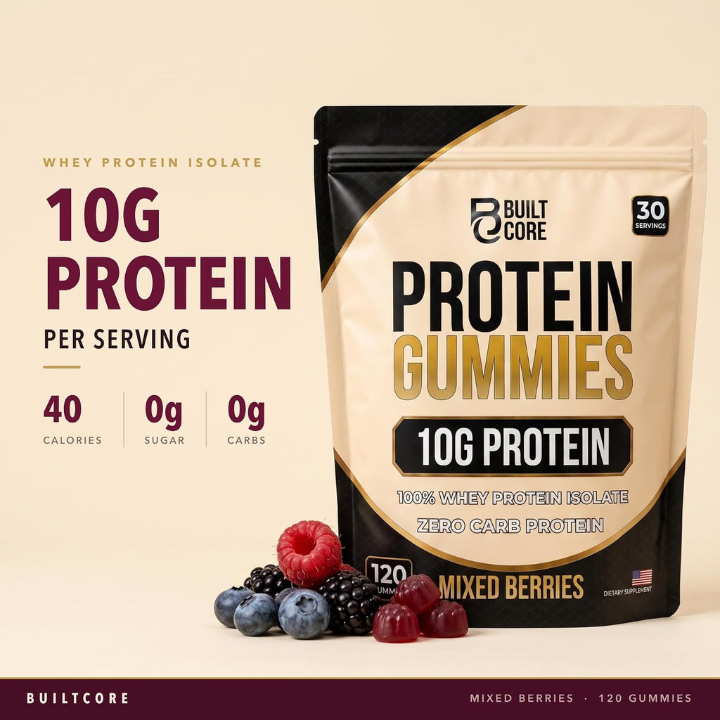 Delicious whey protein gummies for snacks