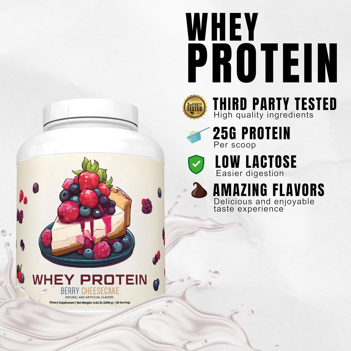 delicious whey protein powder flavour