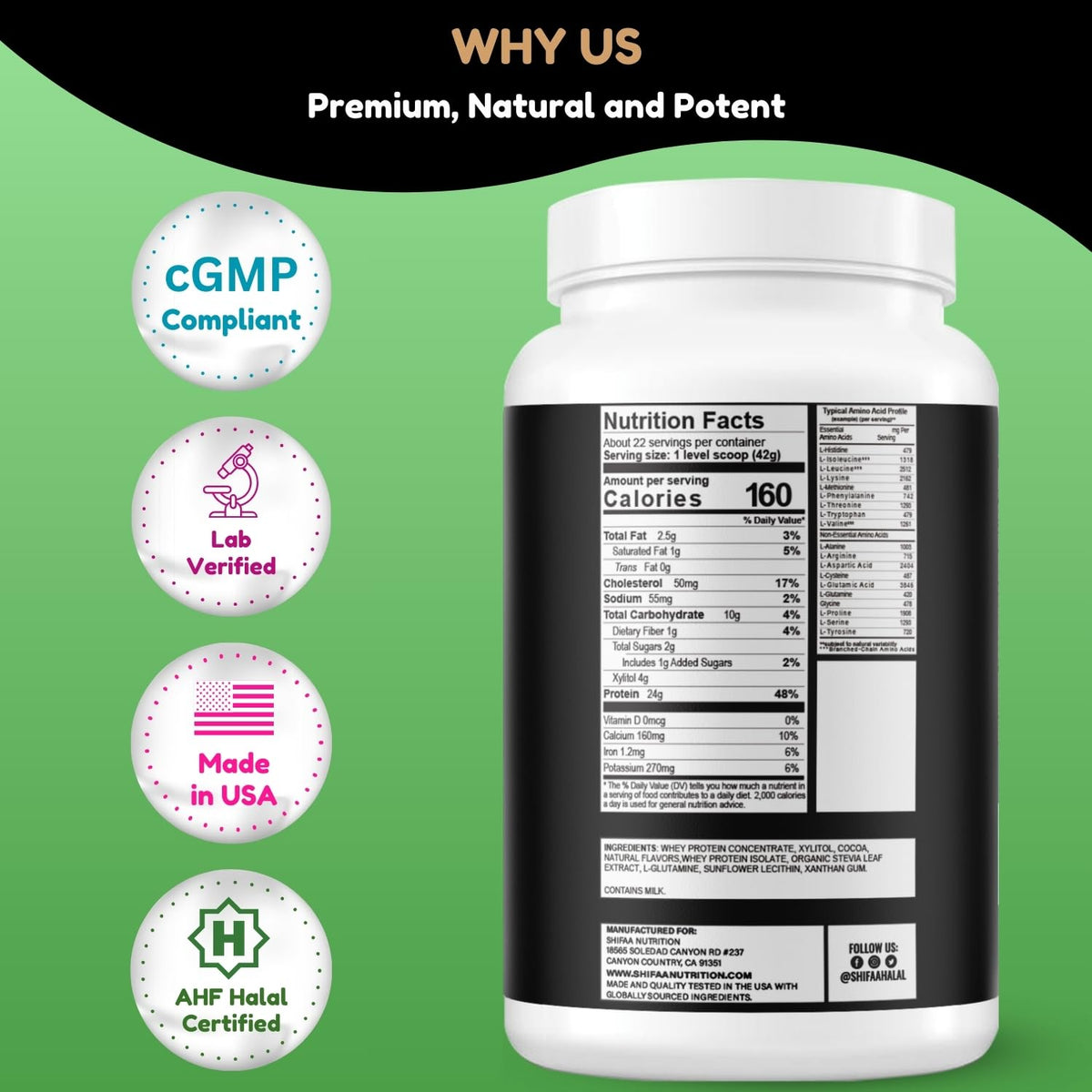 delicious whey protein shake mix