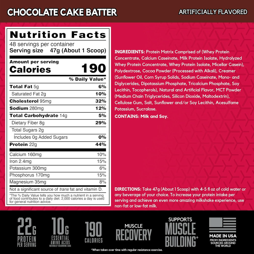 delicious whey protein shake mix