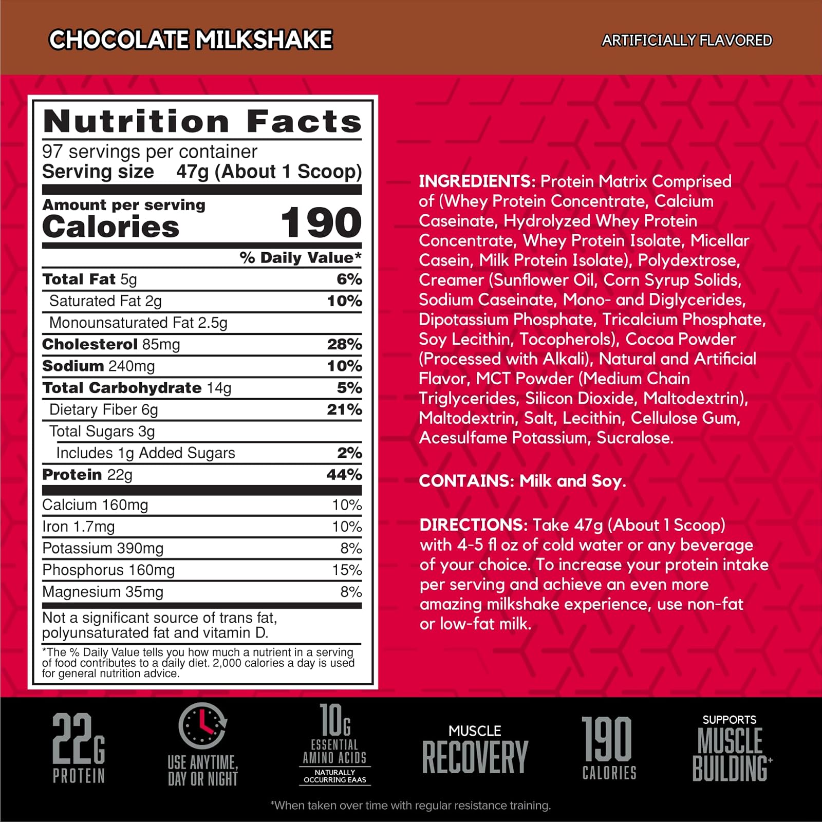 delicious whey protein shake mix