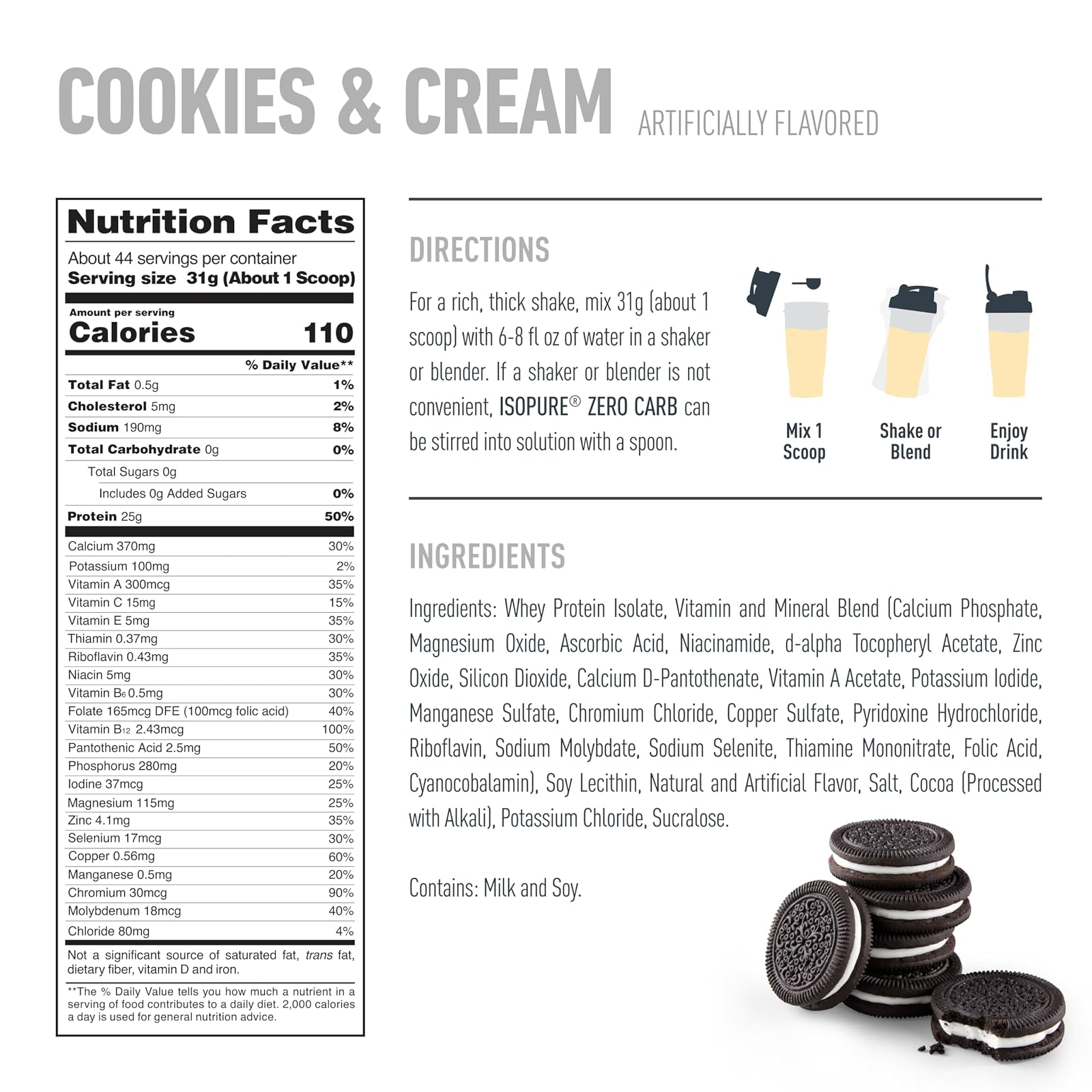 delicious whey protein shake mix