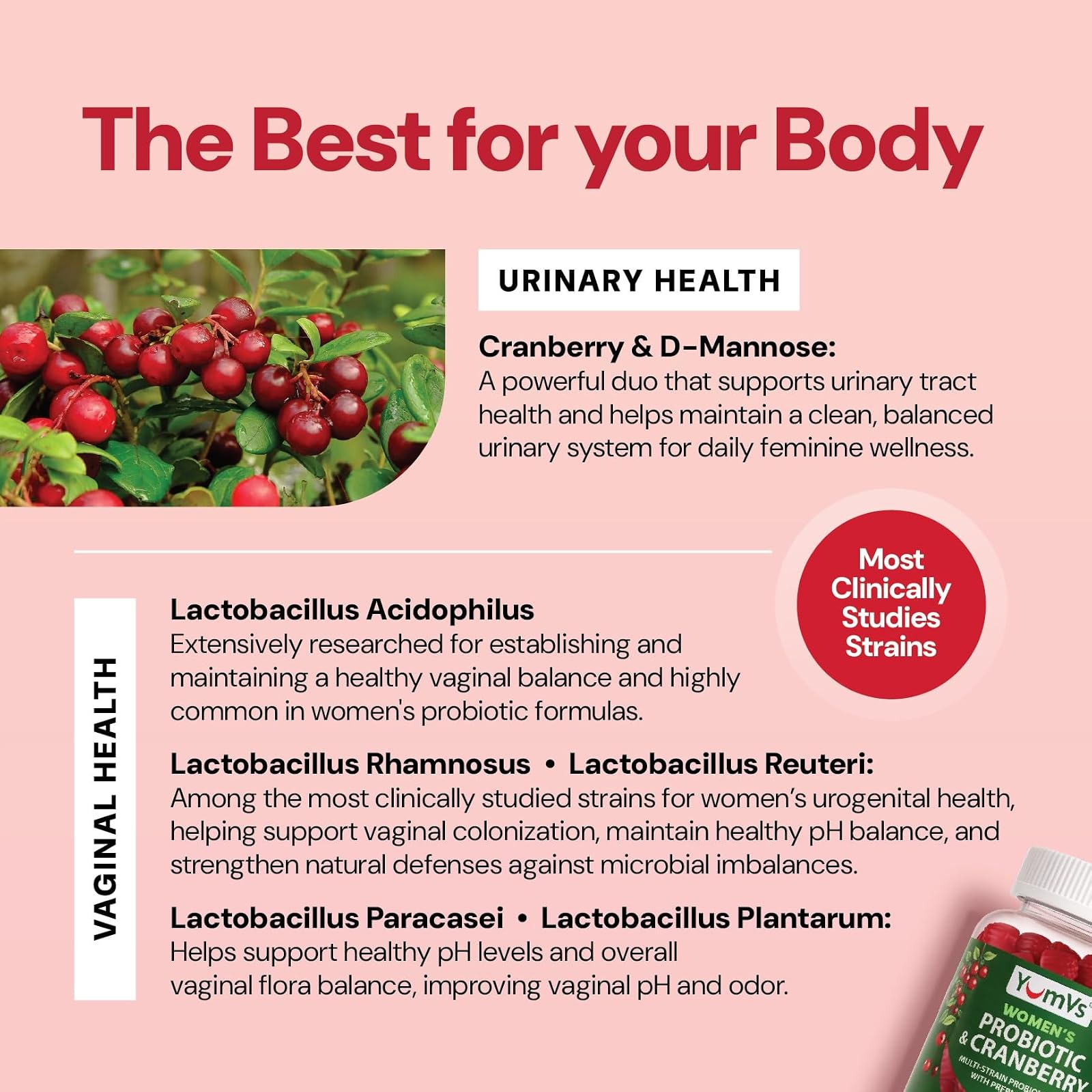 delicious women's probiotic gummies