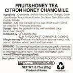 Delicious yuzu honey flavour tea