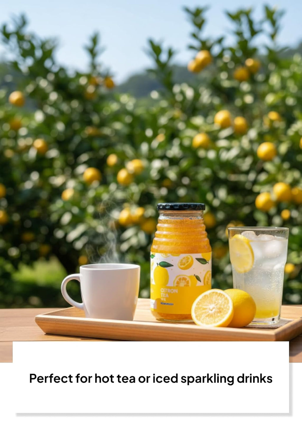 Delicious yuzu preserve for tea