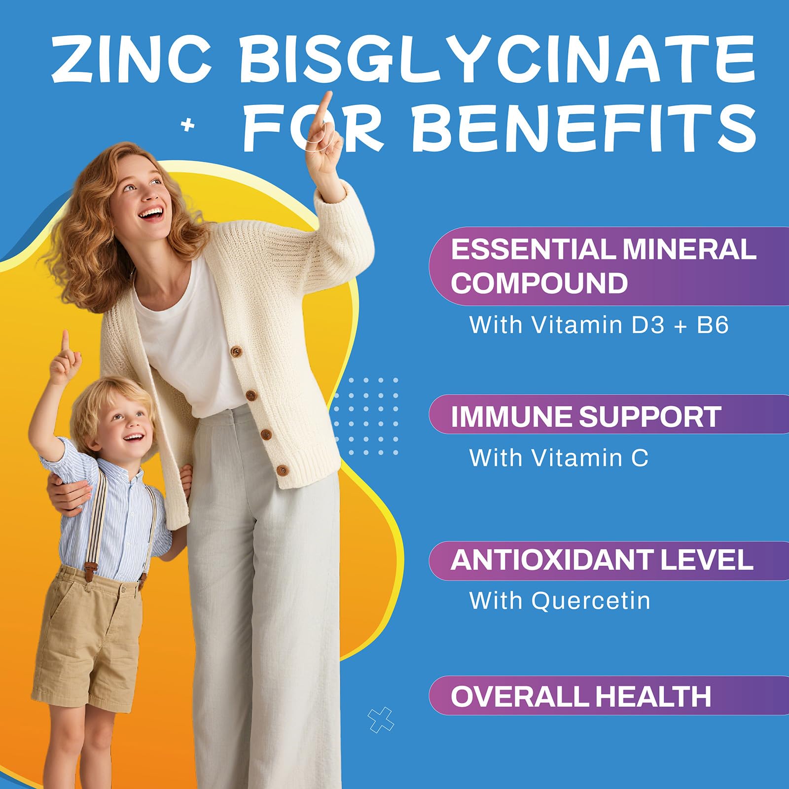 Delicious Zinc gummies for daily nutrition