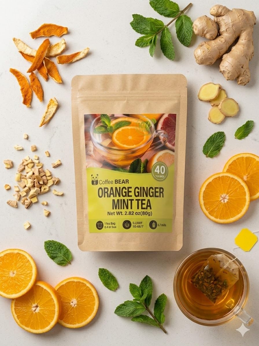 Deliciously fragrant herbal tea bags