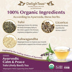 DelighTeas calming chamomile tea