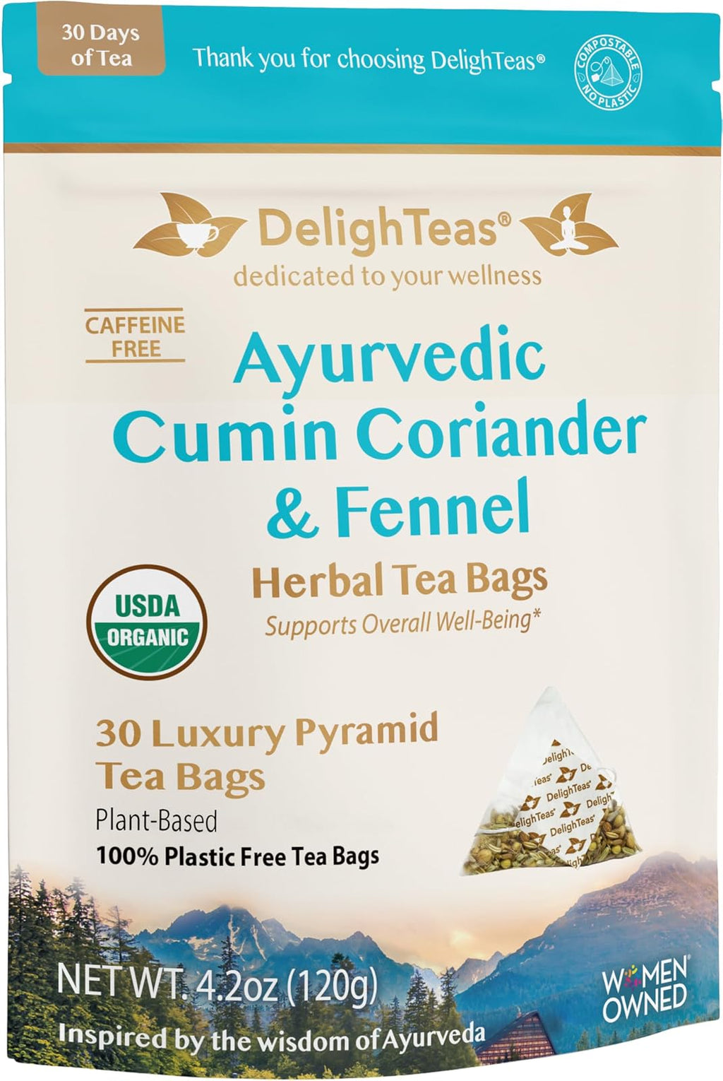 DelighTeas herbal detox tea bags