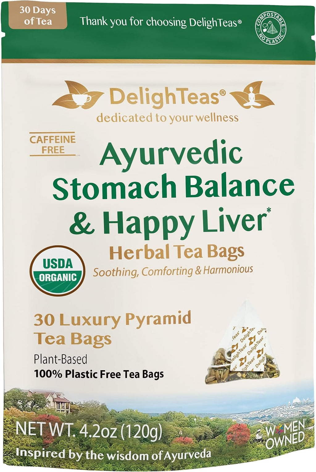 DelighTeas herbal tea for digestion