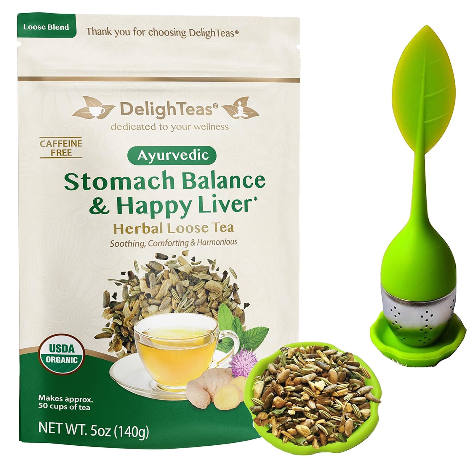 DelighTeas herbal tea for digestion