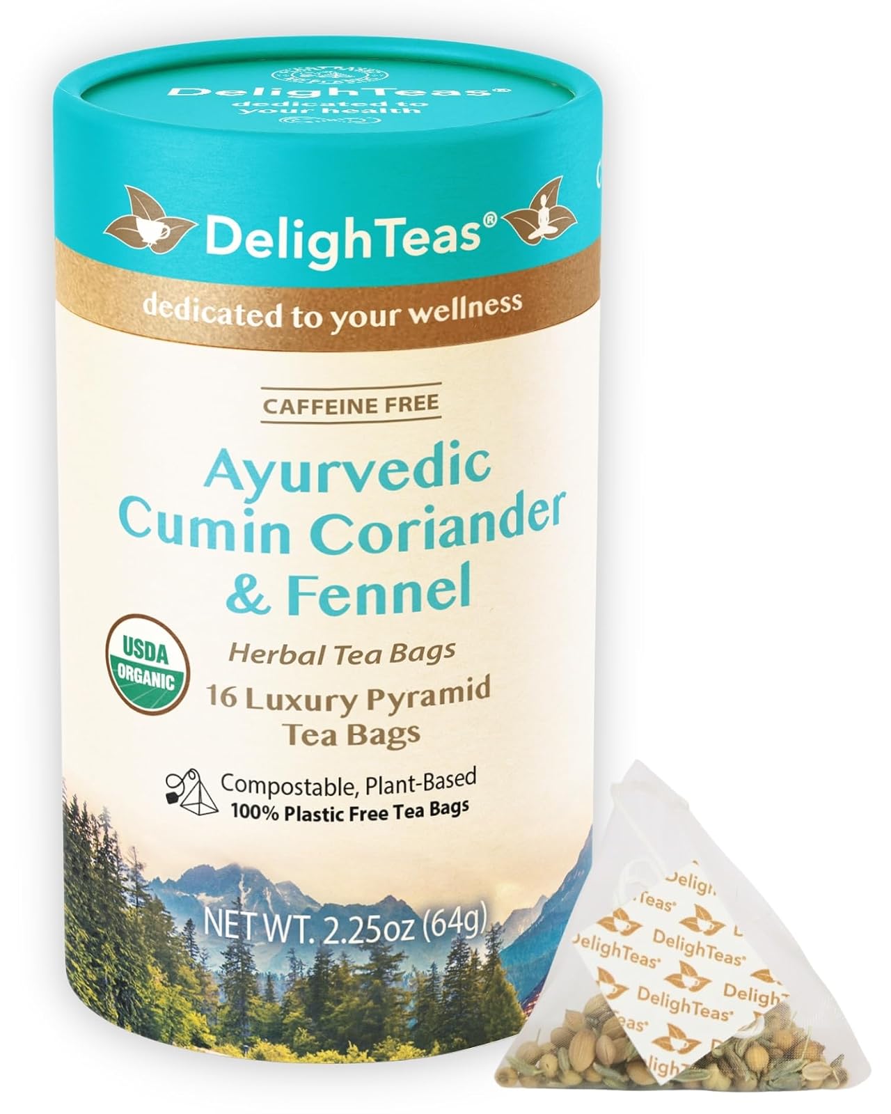 DelighTeas organic detox herbal tea