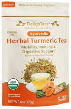 DelighTeas organic turmeric ginger tea