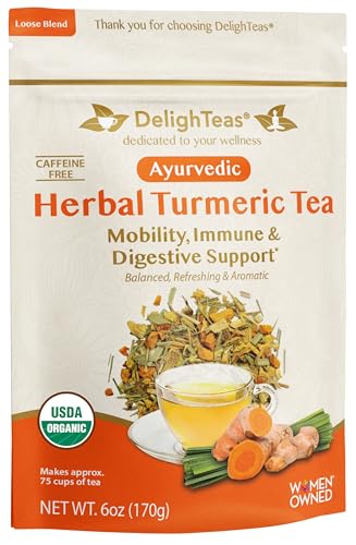 DelighTeas organic turmeric ginger tea