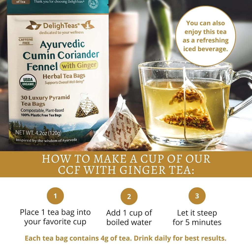 DelighTeas tea for gut wellness