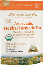 DelighTeas turmeric tea bags for wellness