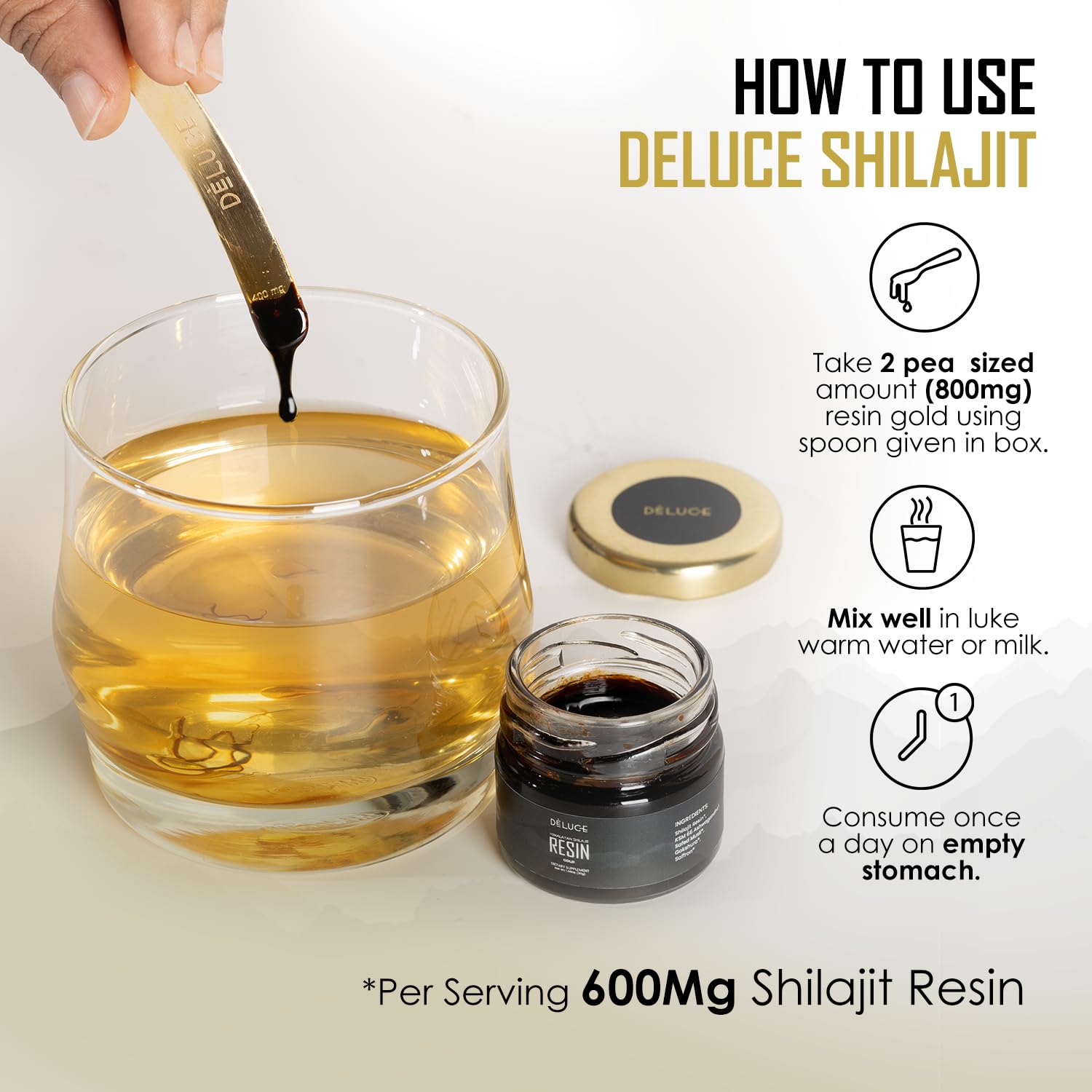 Deluce Shilajit supports vitality