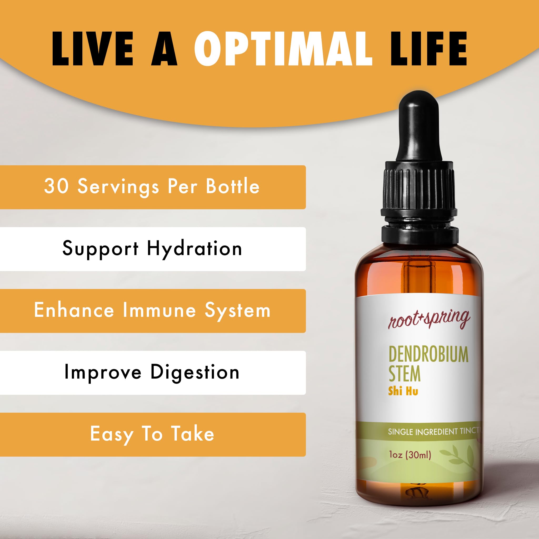 Dendrobium tincture with dropper