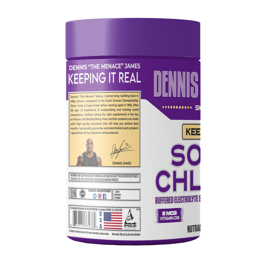 Dennis James sodium supplement benefits