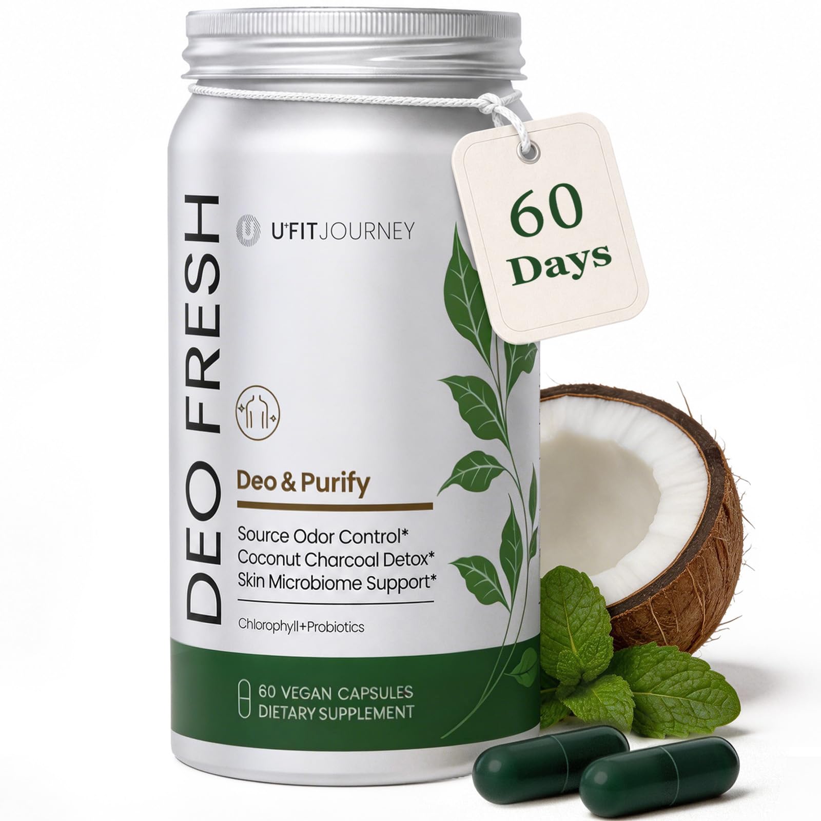 Deo Fresh chlorophyll capsules for digestion