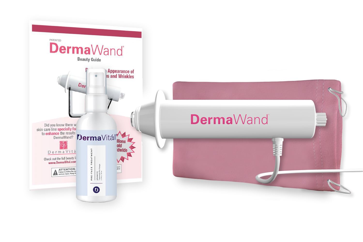 Derma Wand anti-aging device for wrinkles