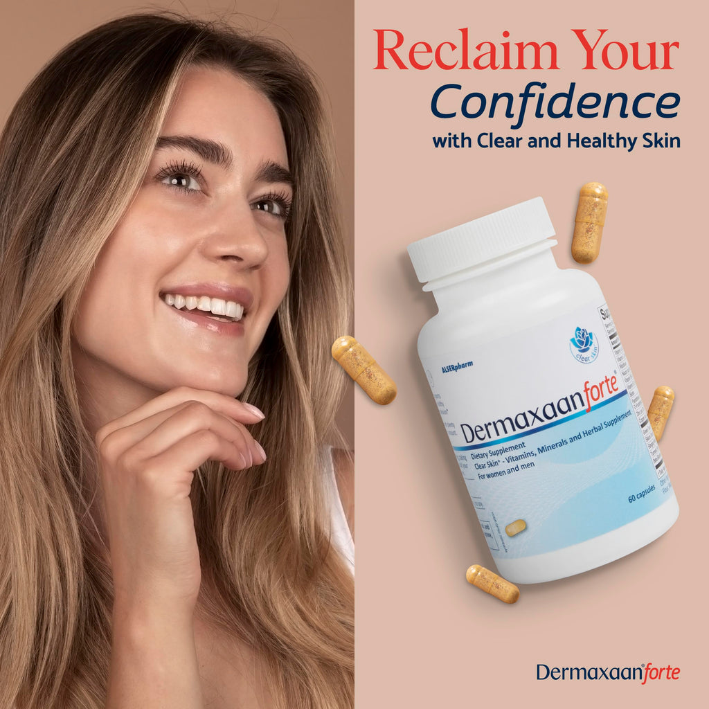 Dermaxaan Forte plant-based skin pills