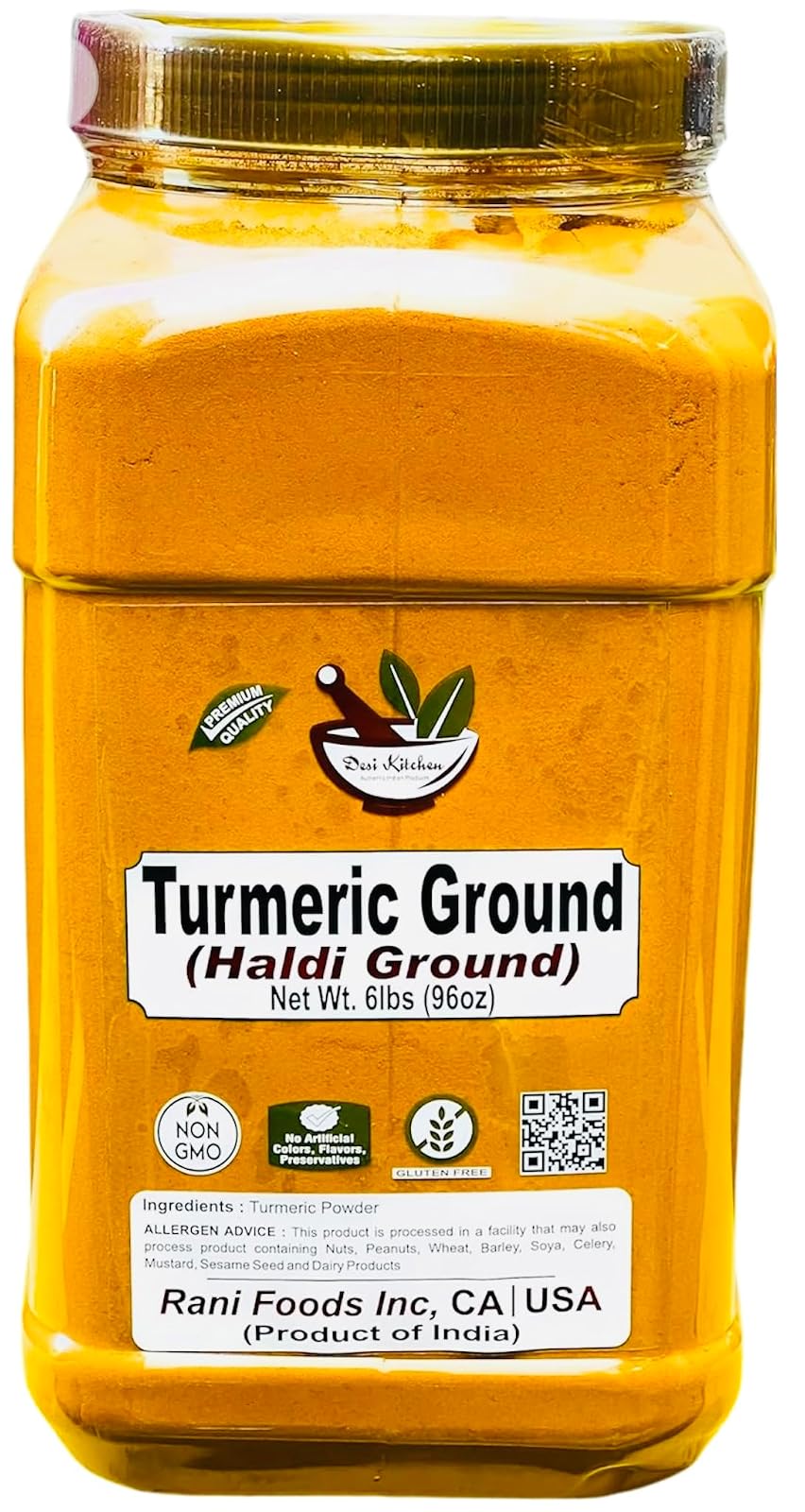Desi Kitchen turmeric ground for cooking