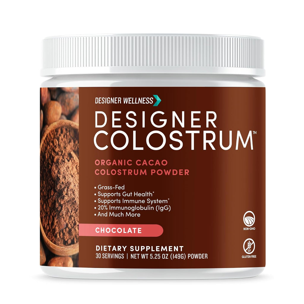Designer Wellness colostrum powder benefits