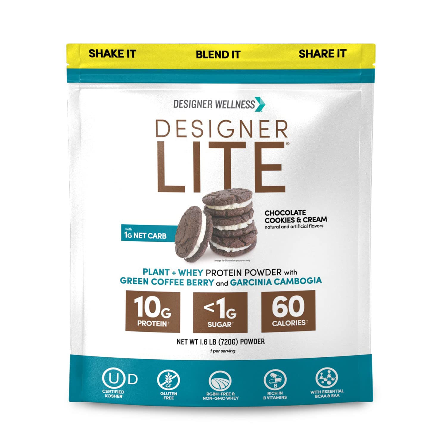 Designer Wellness plant protein cookies