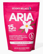 Designer Wellness vanilla protein powder