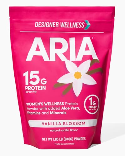 Designer Wellness vanilla protein powder