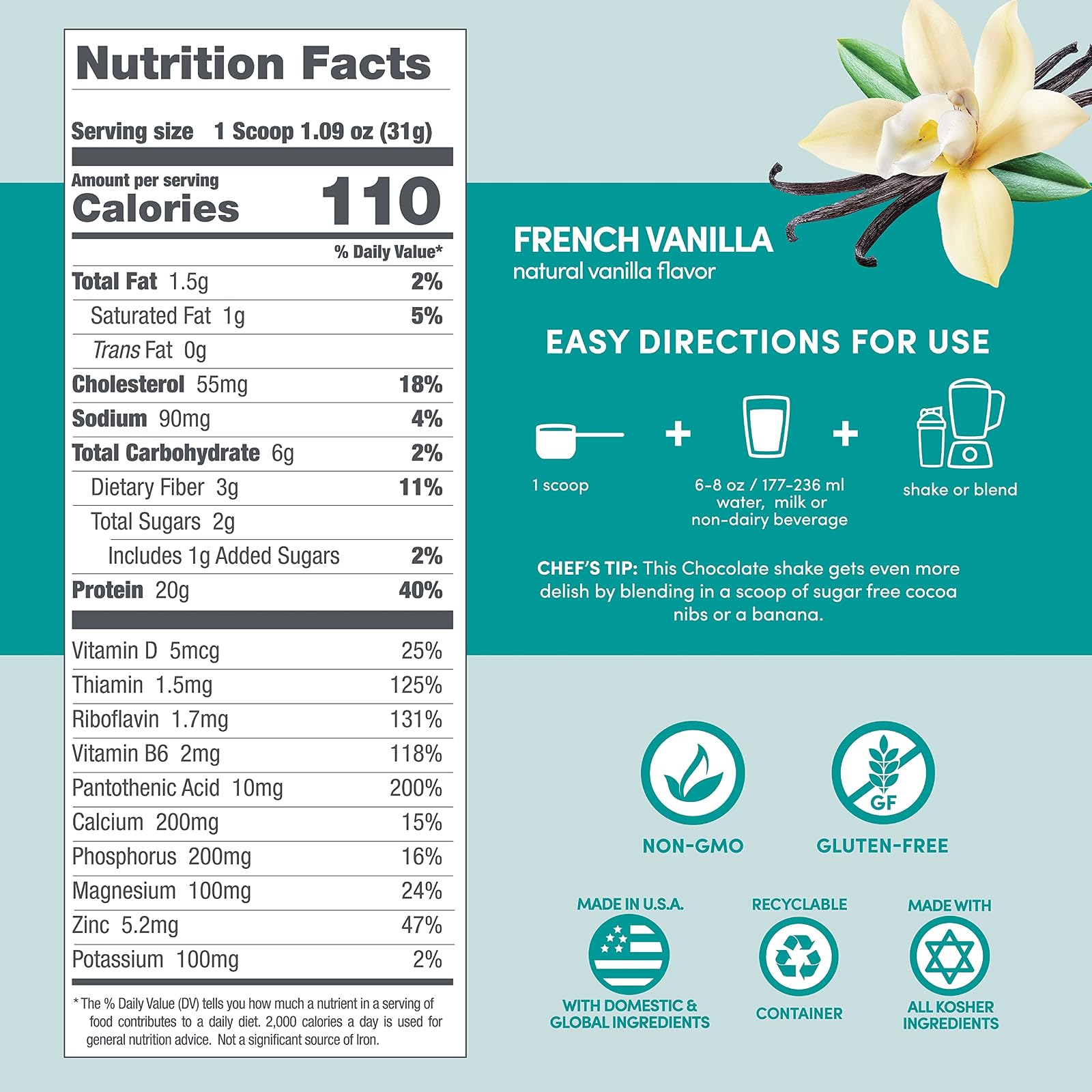 Designer Wellness whey protein for healthy lifestyle