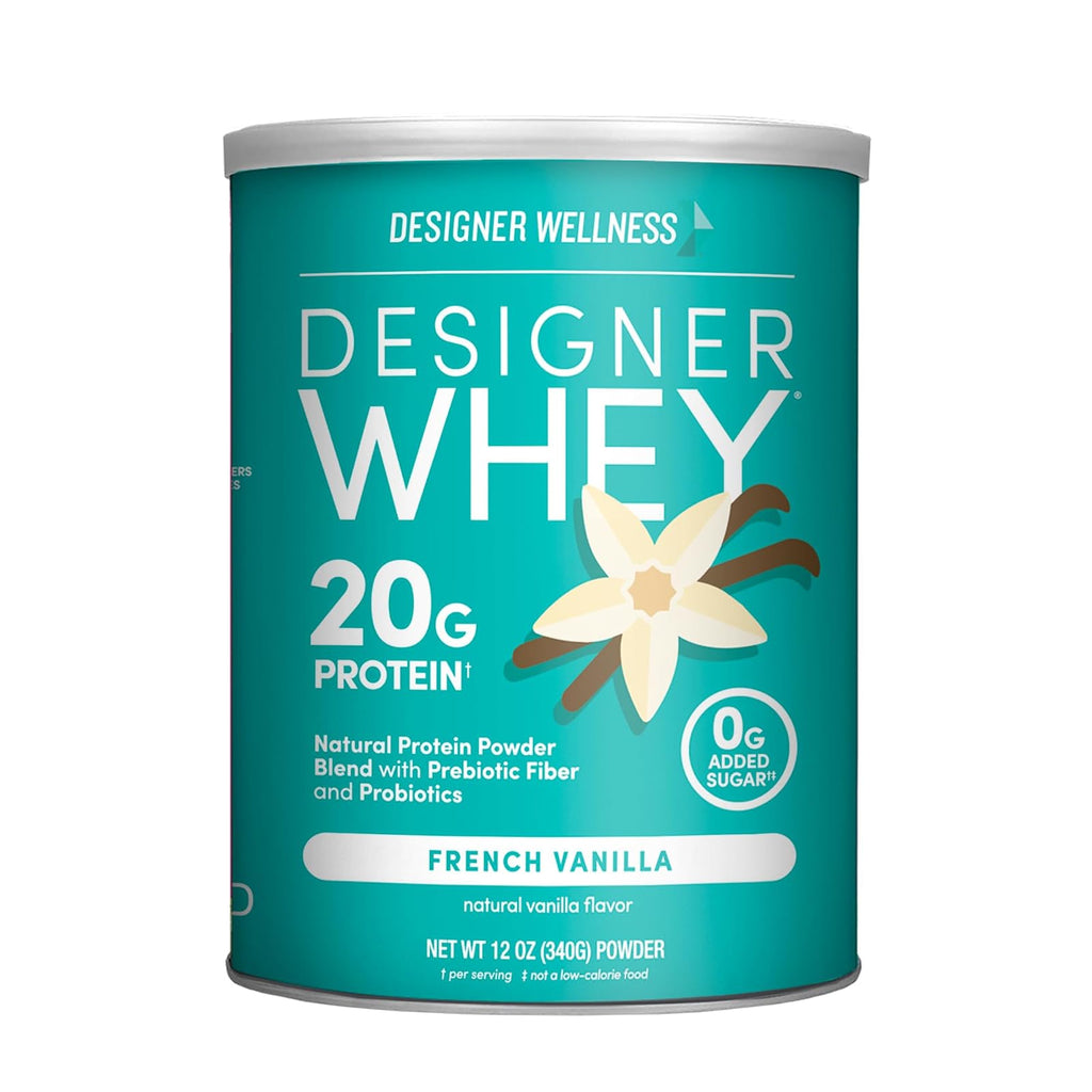 Designer Wellness whey protein powder