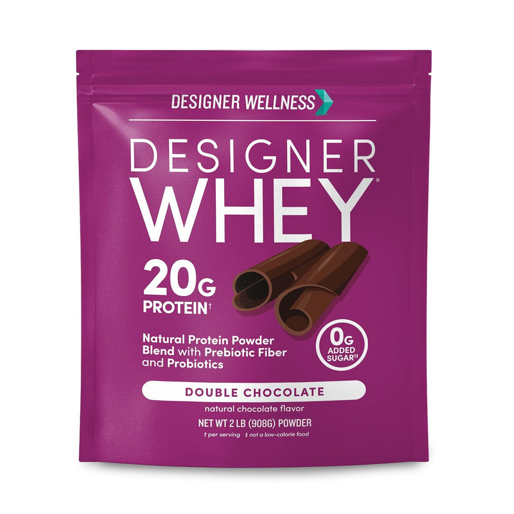 Designer Wellness whey protein powder