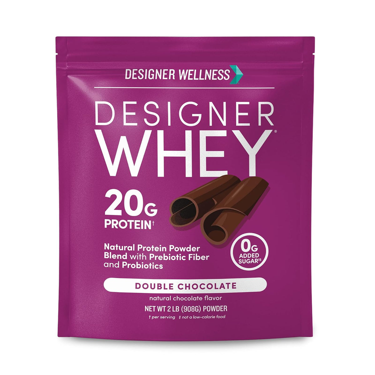 Designer Wellness whey protein powder