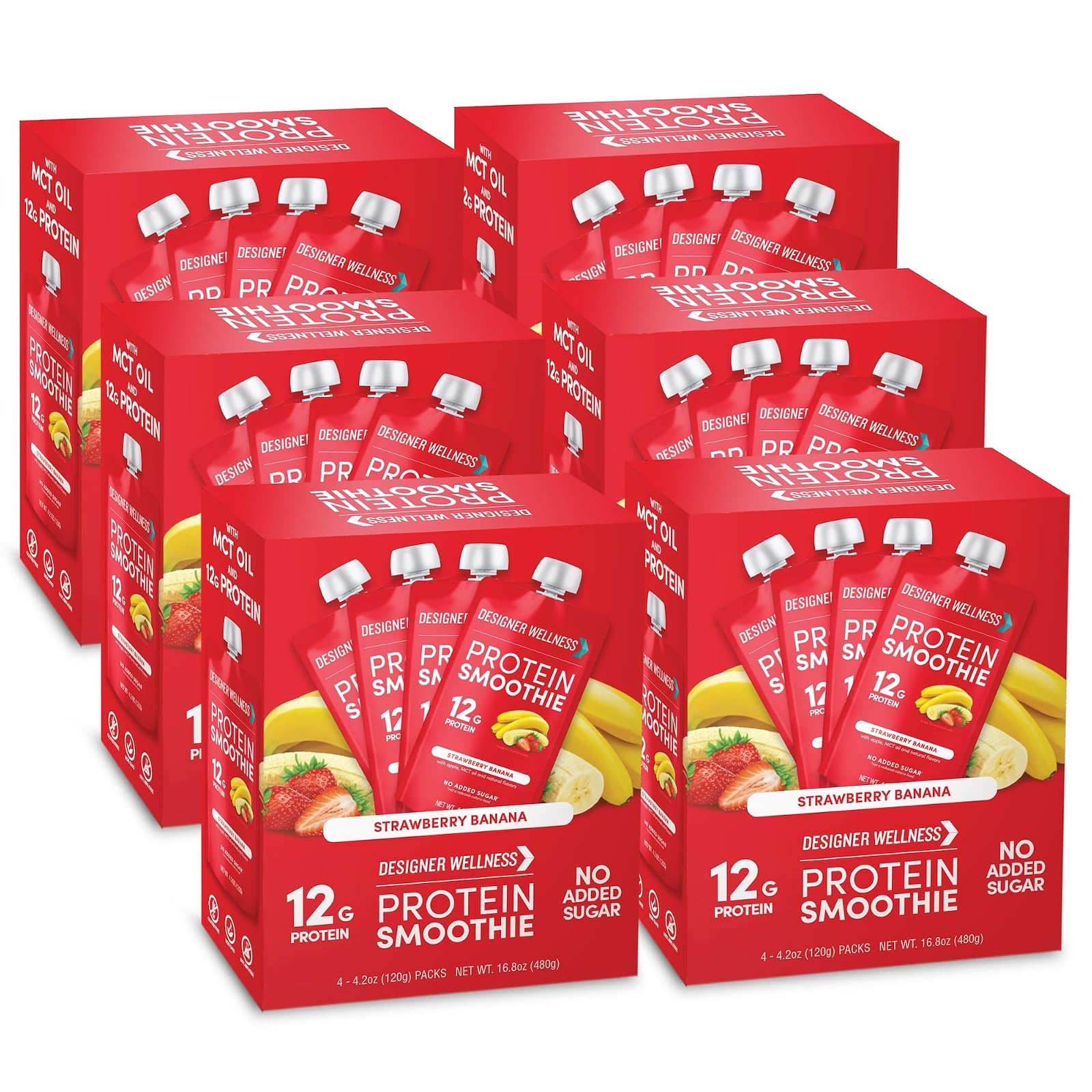 Designer Wellness whey protein smoothie pack