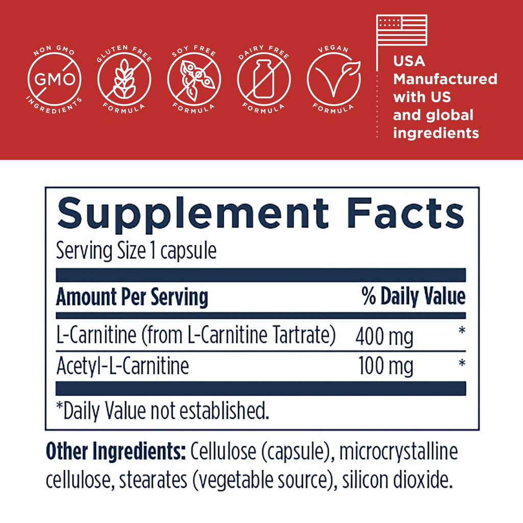 Designs for Health Carnitine capsules