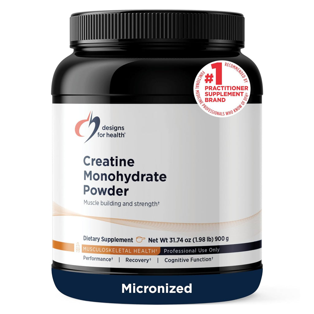 Designs for Health creatine monohydrate powder