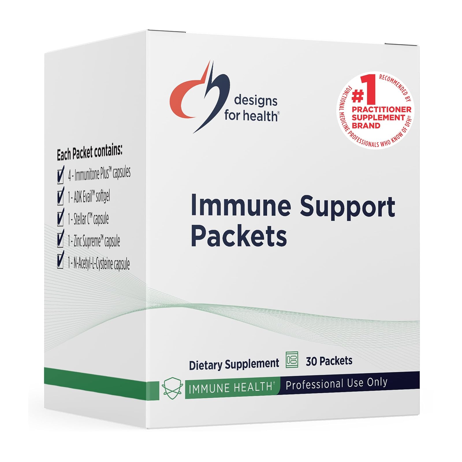 Designs for Health immune support packets