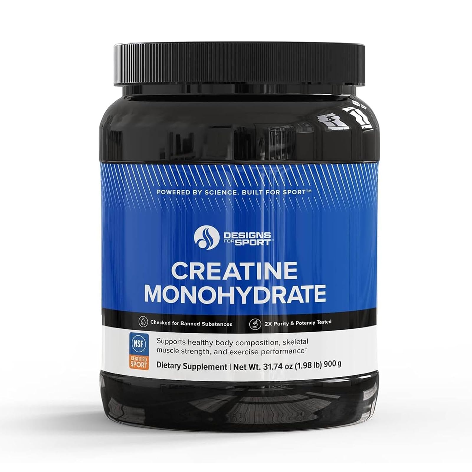 Designs for Sport creatine monohydrate supplement