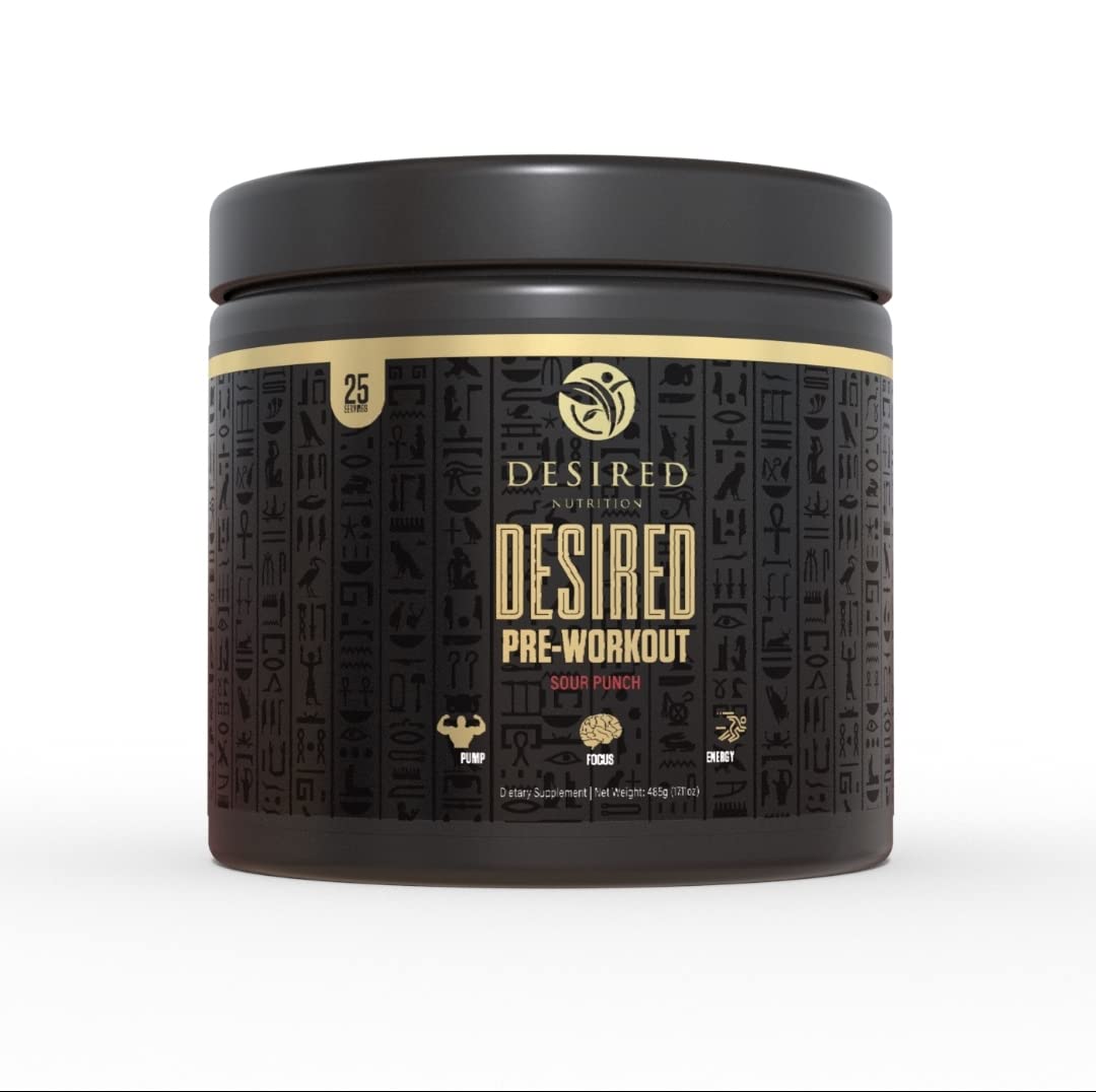 Desired Pre Workout energy boost