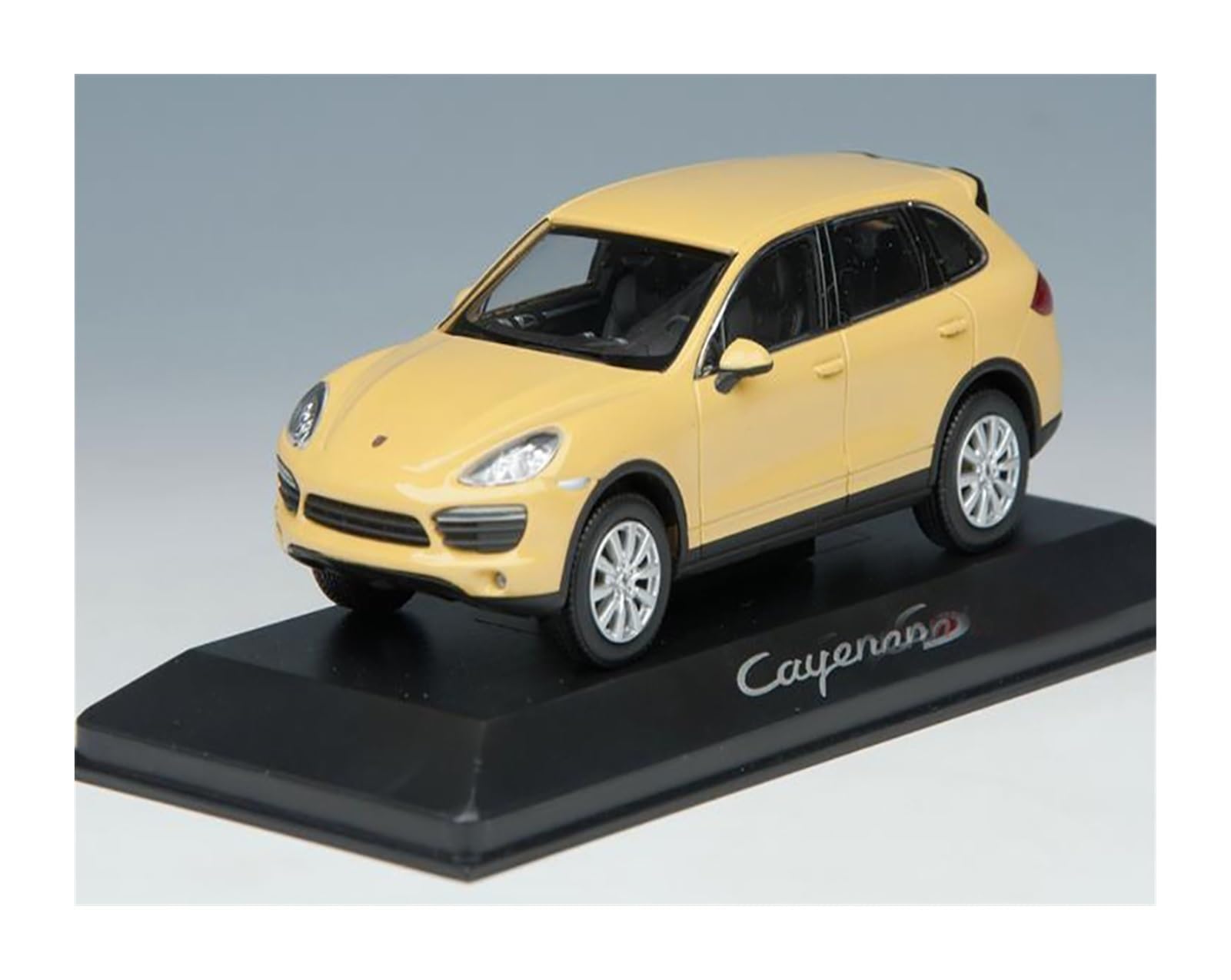 Detailed Yellow Porsche Cayenne toy