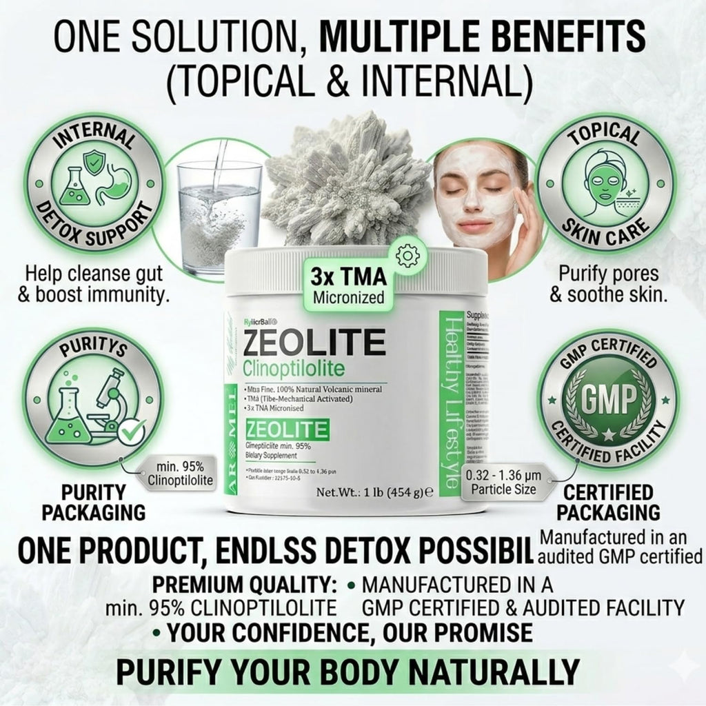 Detox and cleanse with Clinoptilolite