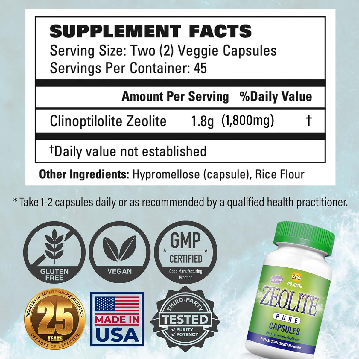 Detox and cleanse with Zeolite Pure