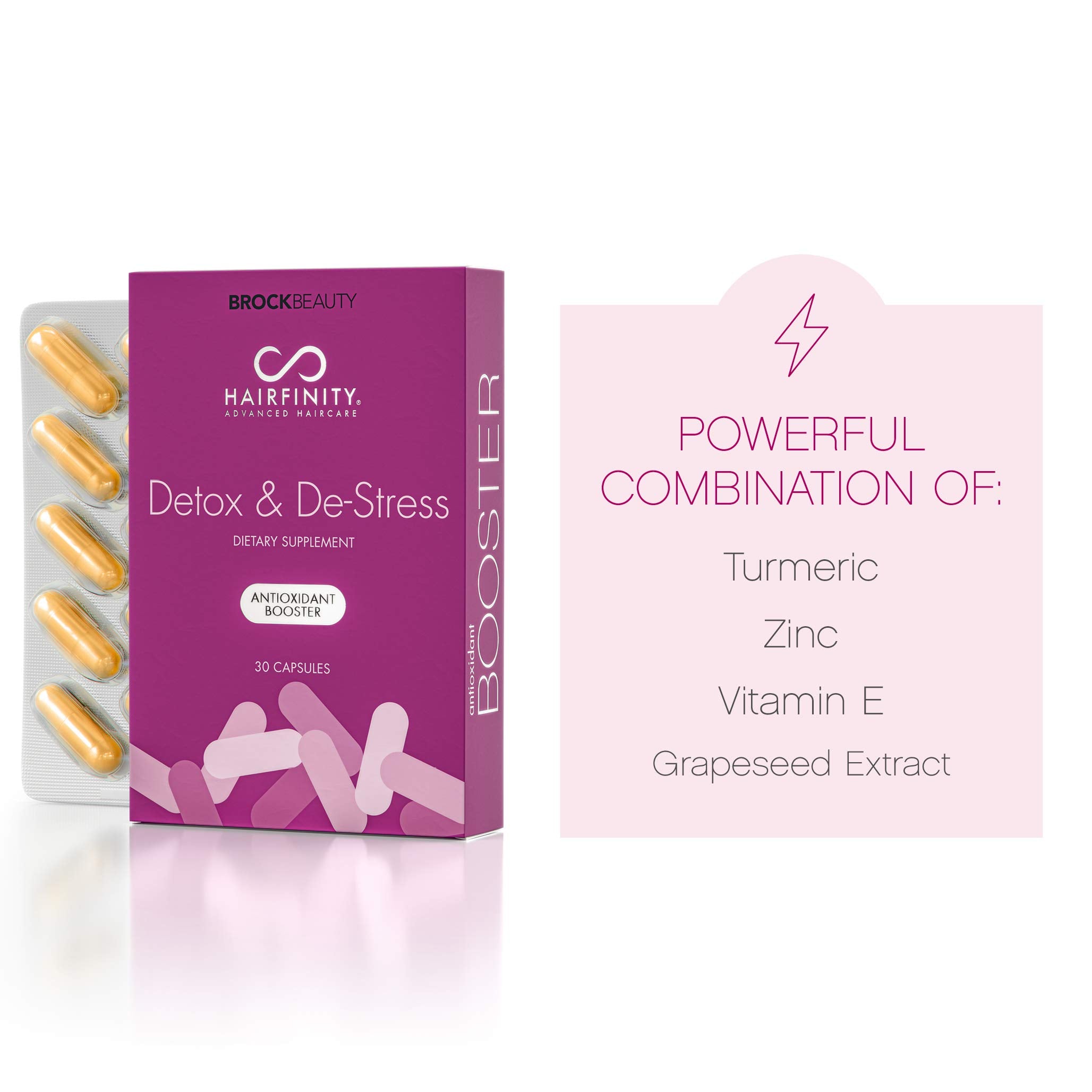 Detox and de-stress hair supplement
