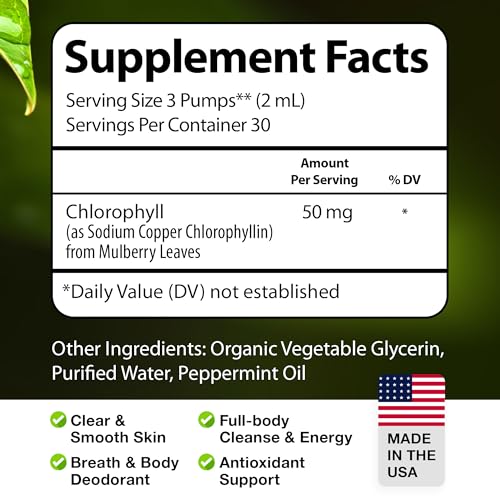 detox benefits of chlorophyll liquid