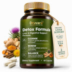Detox capsules with milk thistle