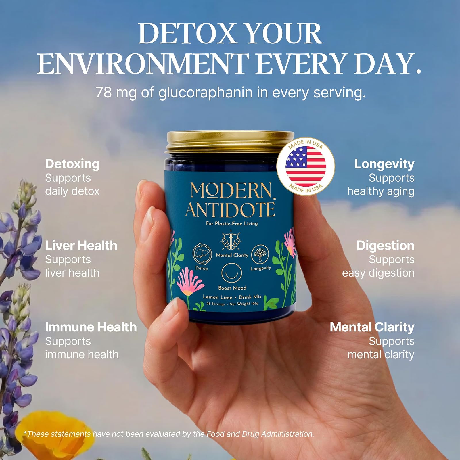 detox drink mix for multivitamins