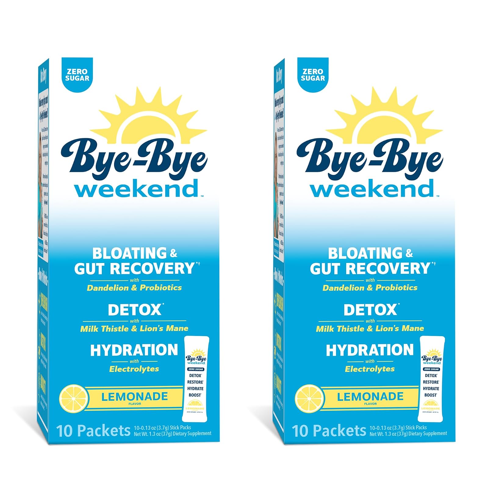 Detox drink mix with electrolytes
