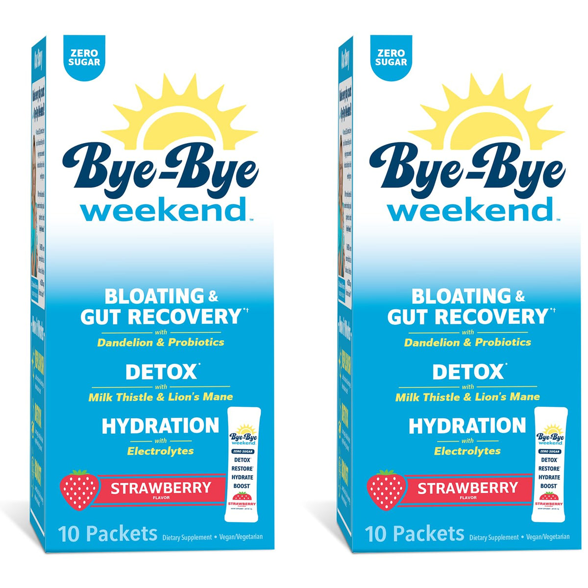 Detox drink mix with electrolytes